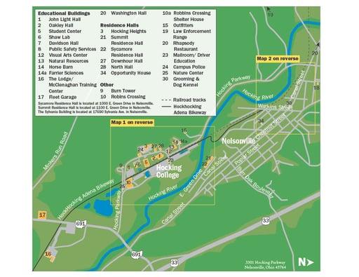 Hocking College Maps