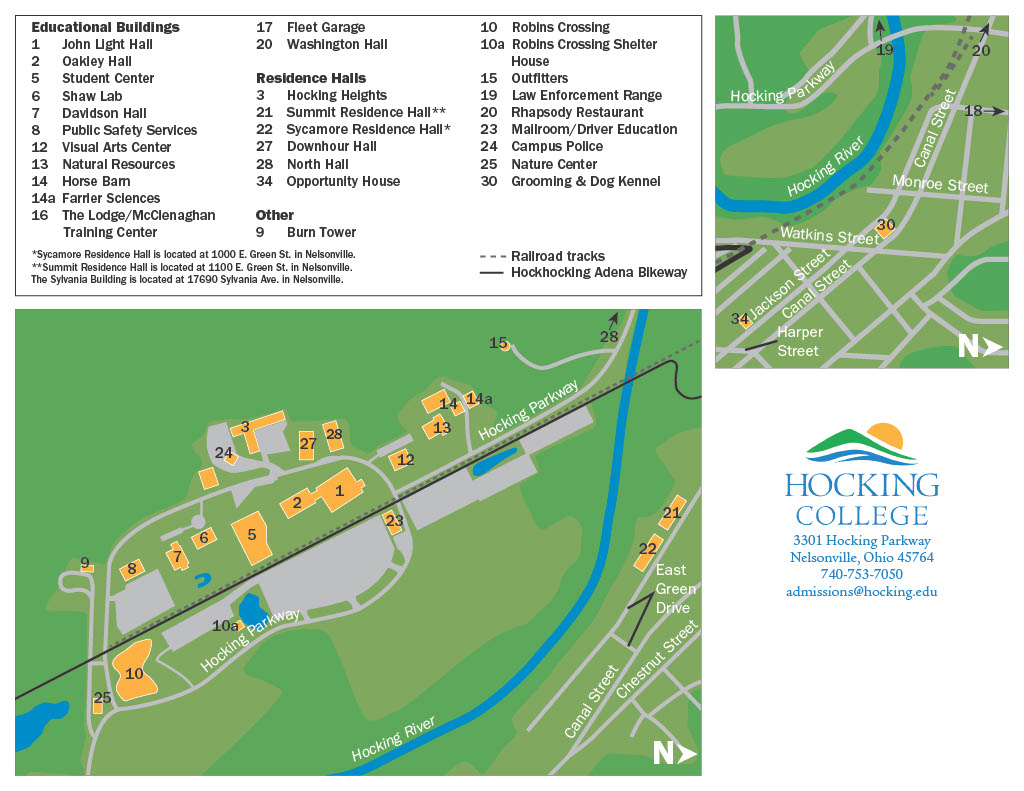 Hocking College Maps