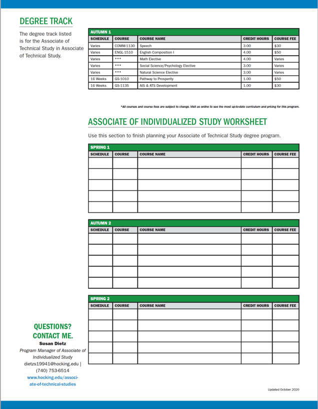 Associate of Individualized Studies